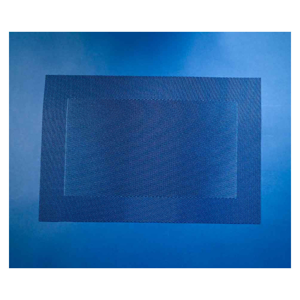 Individual Plástico Reutilizable Azul Variedades diseño (1x12u)